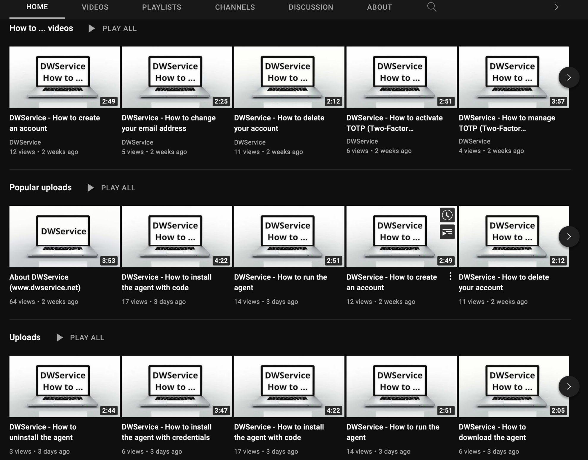 Introducing our brand new YouTube channel ! - DWService - News